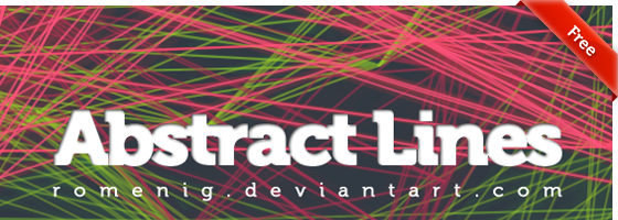 Efeito Photoshop: Abstract Lines Brushes