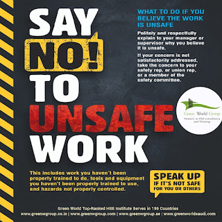 Say No To Unsafe Work - GWG