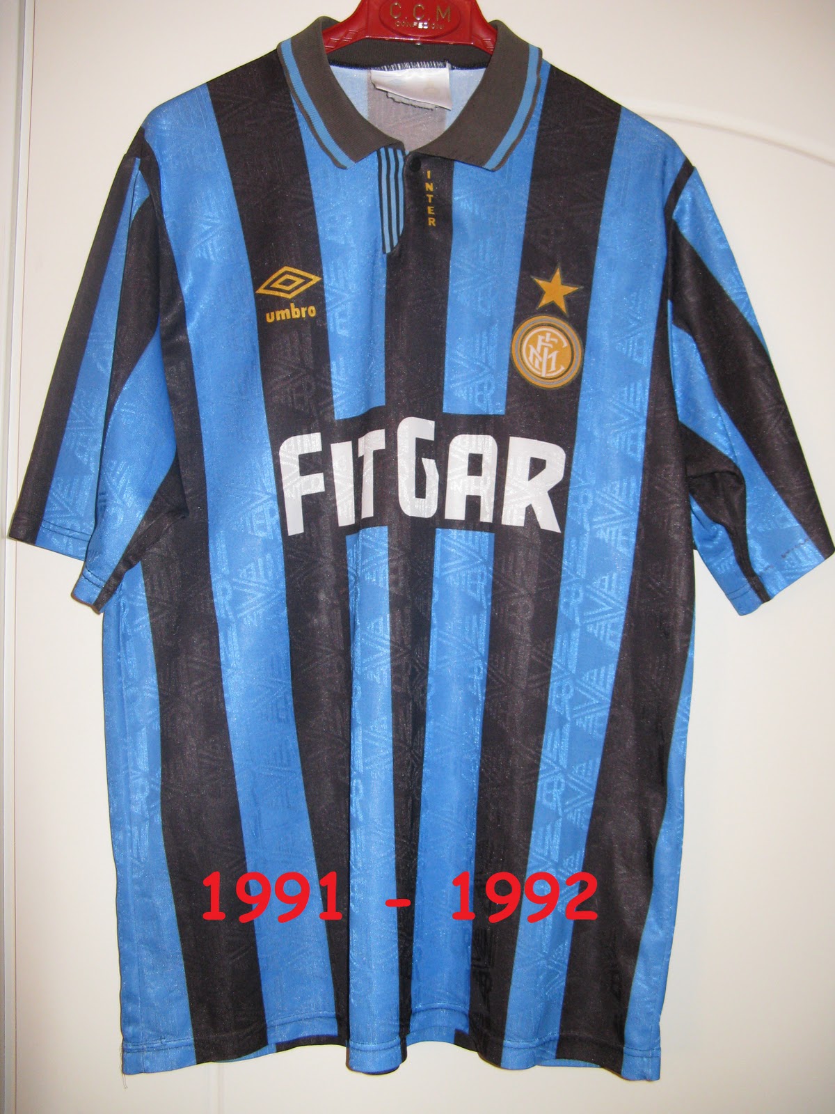 INTER LA MIA PASSIONE: Maglie 1991 - 1992