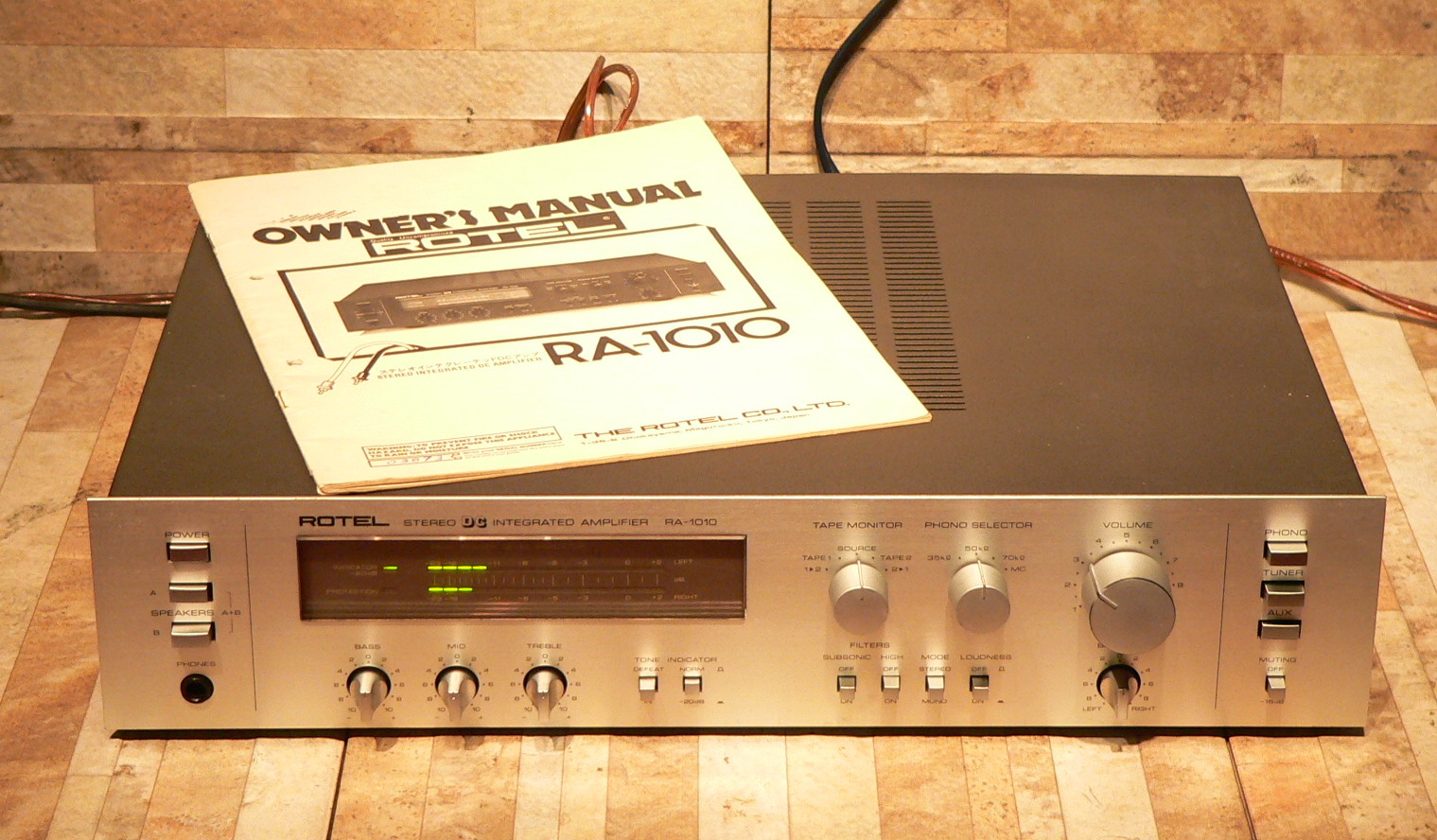 su-distribuidor audio hi-fi and hi-end: AMPLIFICADOR ROTEL RA-1010 ...