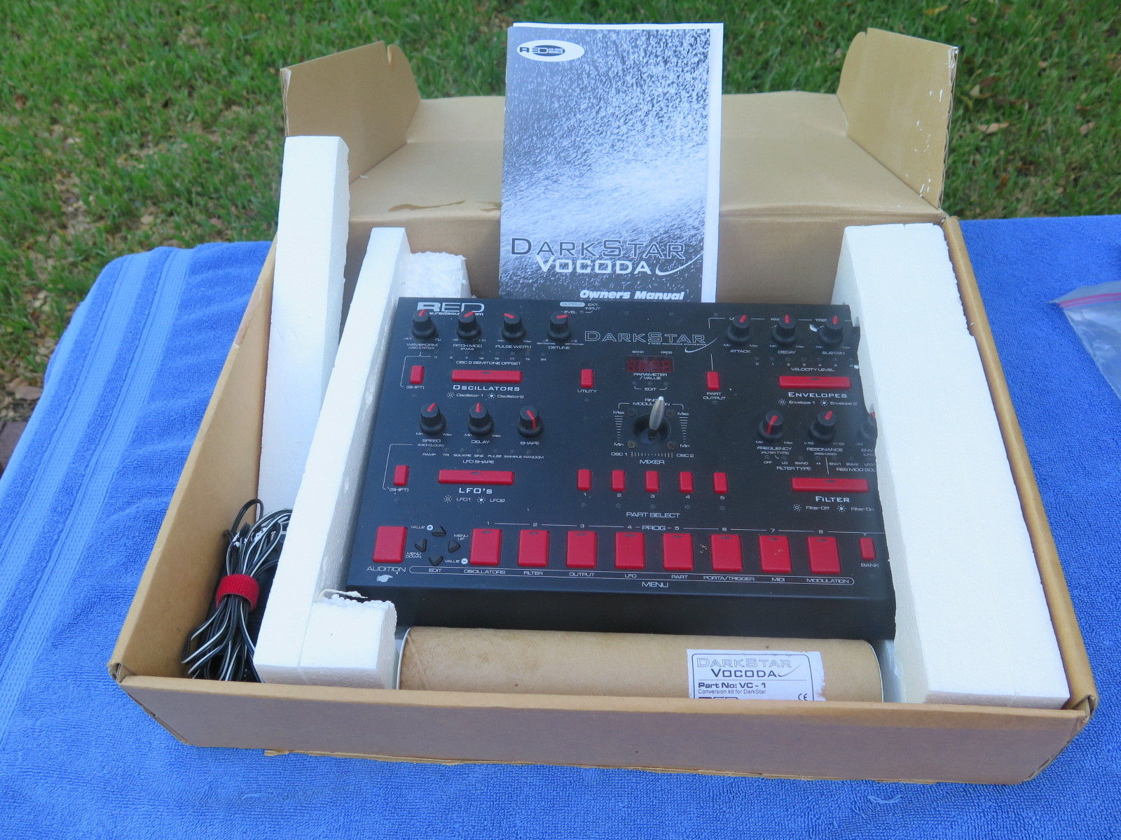 MATRIXSYNTH: Red Sound Darkstar 8 Voice Synth Module w/ Vocoda