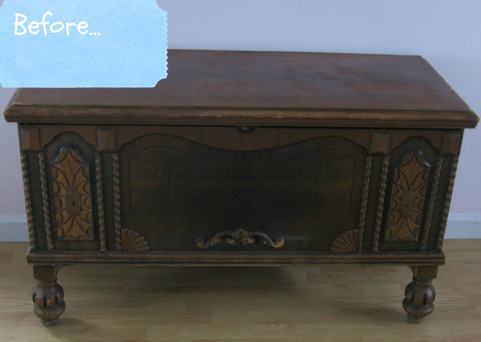 The Dahl House: Hope Chest Makeover DIY