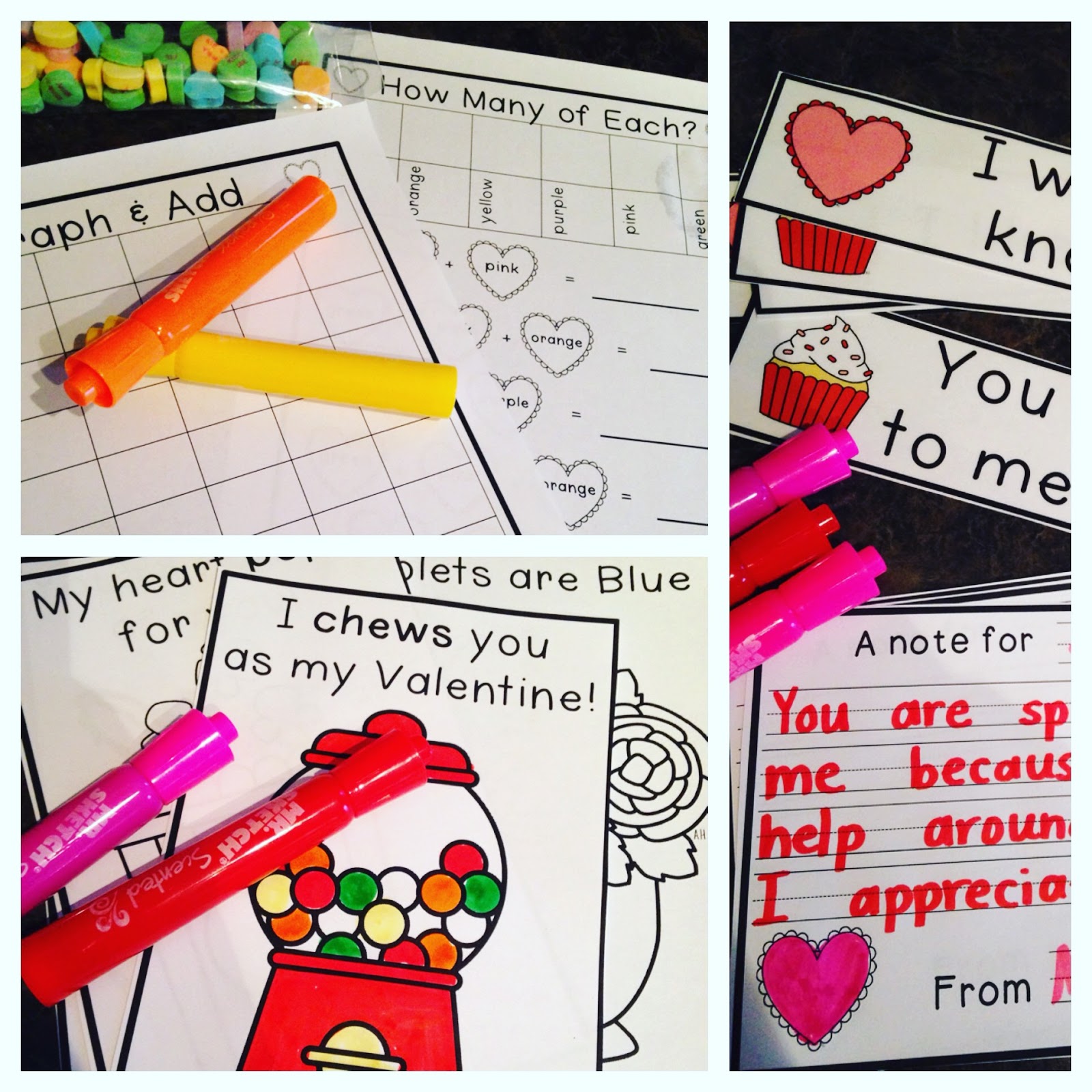 Mrs. Wheeler's First Grade Tidbits: Valentine's Day Party Pack