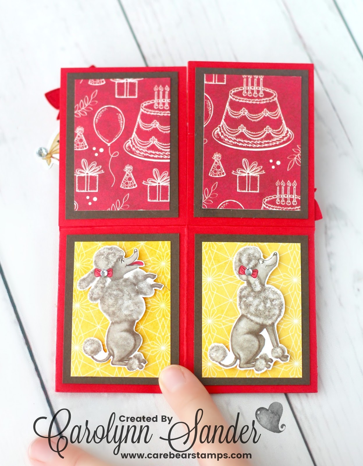 Care Bear Stamps: Be Inspired Design Team Blog Hop ~ Card in a Box