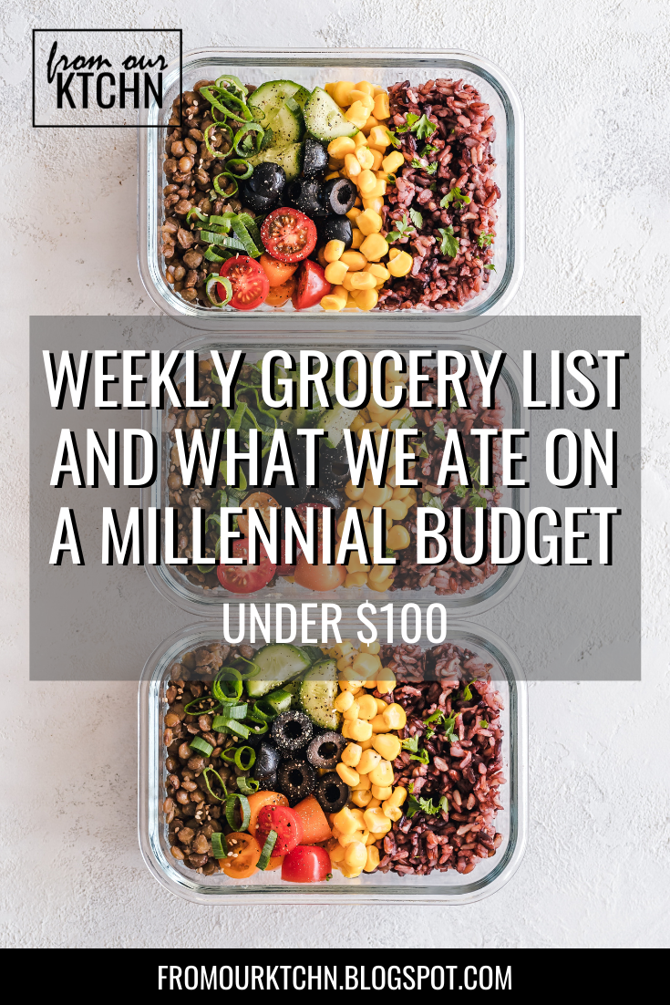 Weekly Meal Plan + Grocery Haul (Sunday, December 1, 2019) | From Our KTCHN