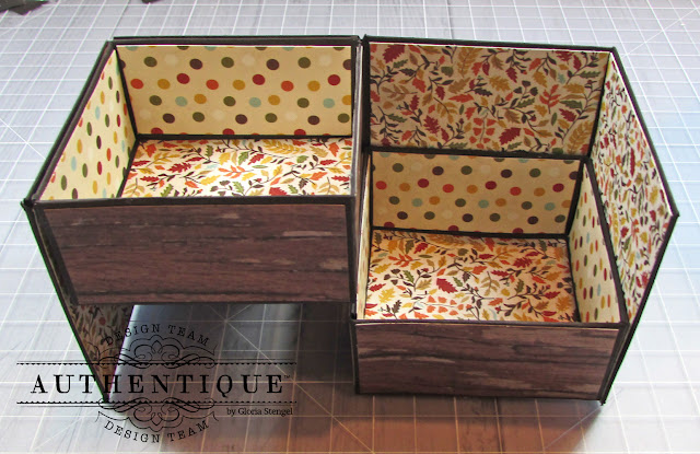 Scraps of Life: Fall-themed Mini Storage Box