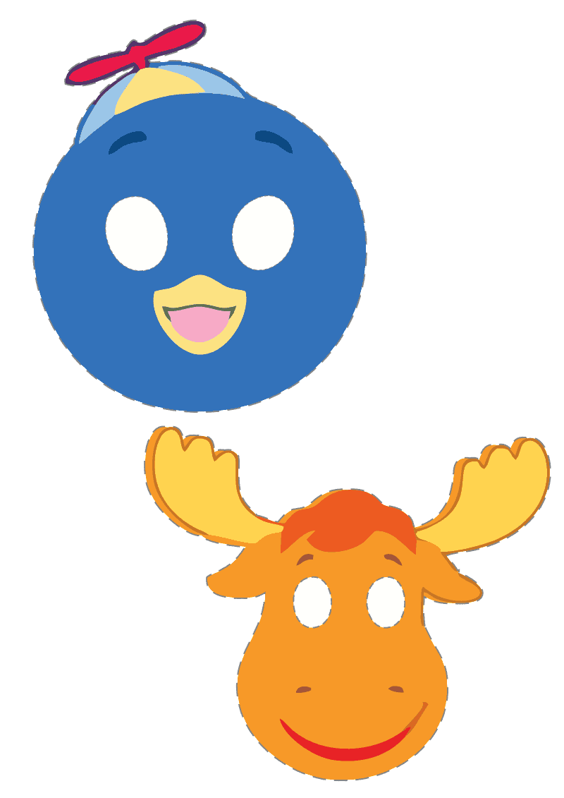 Máscaras da Peppa e dos Backyardigans | Pra Gente Miúda