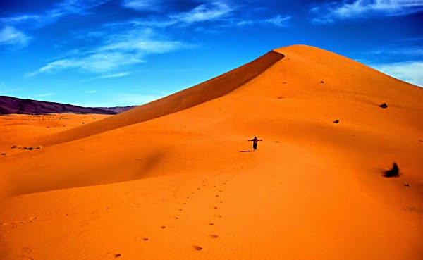 Sahara - największa gorąca pustynia | Rekordy