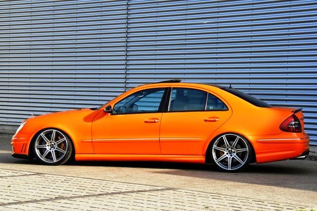 Mercedes-Benz W211 E55 AMG Orange matte | BENZTUNING