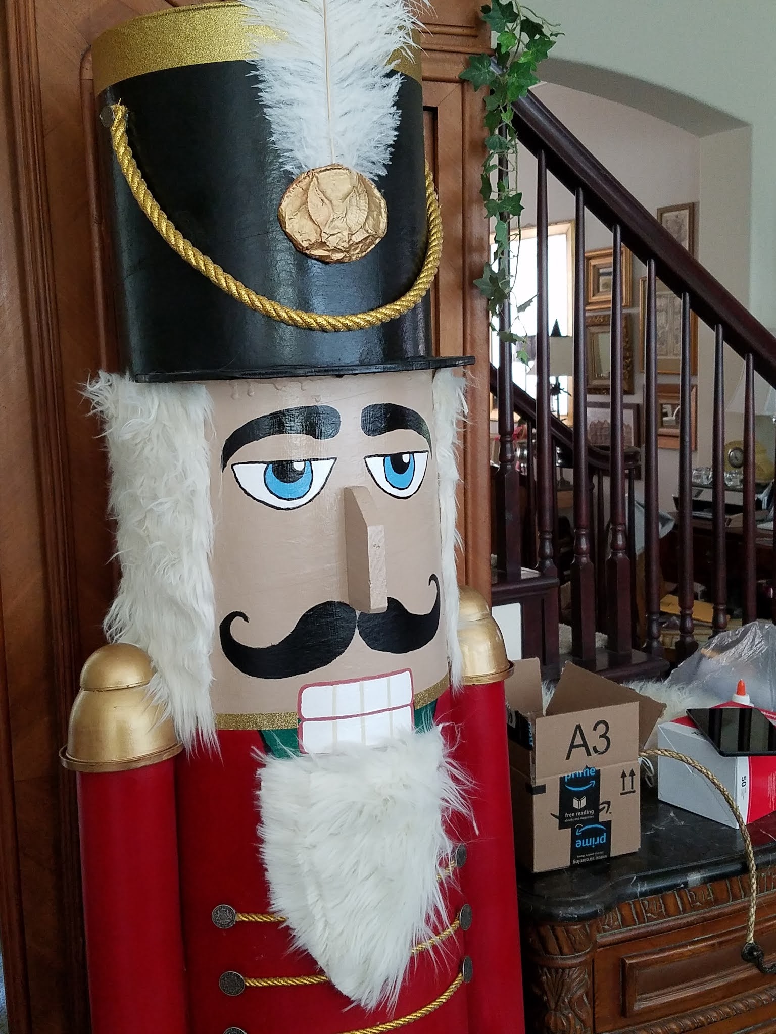 Holidays at Therri & Rick's: How to Make a Six Foot Nutcracker