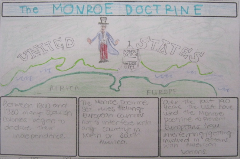 Mr Gray History: Student Work - Monroe Doctrine