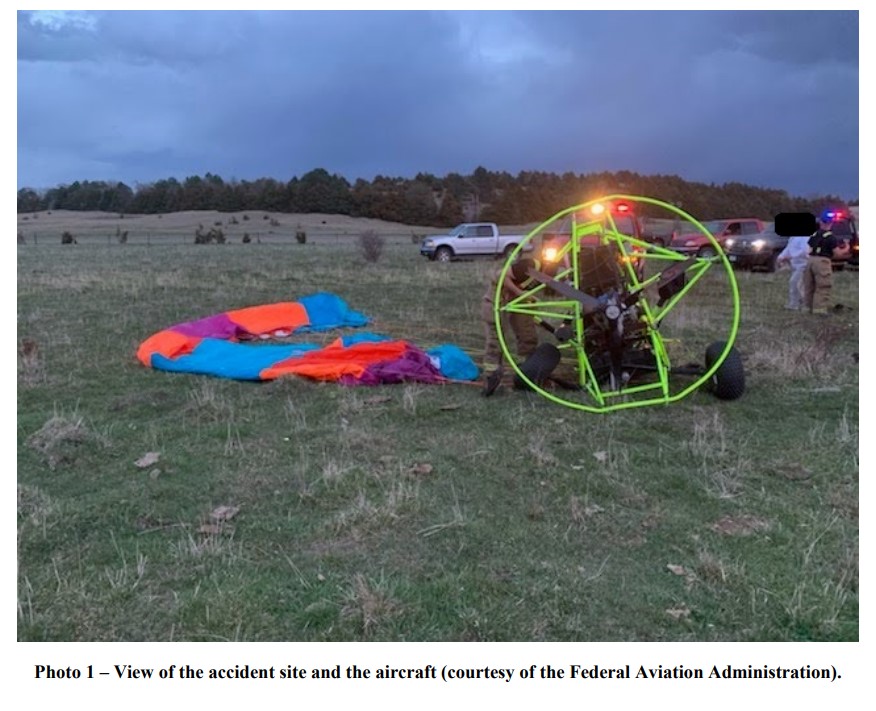 Kathryn's Report: Destiny Powered Parachute 2000, Unregistered ...