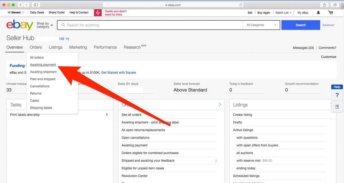 Ebay Invoice Sample - Invoice Template