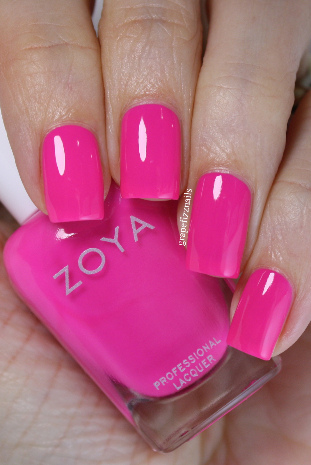 Grape Fizz Nails: Zoya Easy Neon Collection 2021