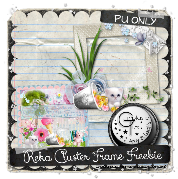 Amy & Leah's Gimptastic Tuts: Reka Cluster Frame Freebie