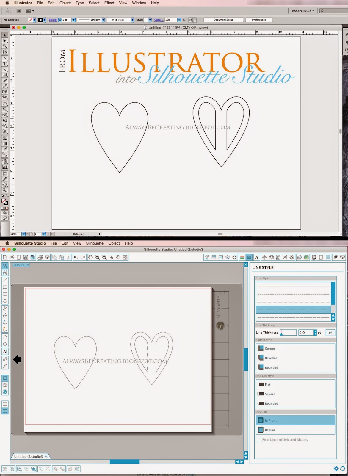 Always Be Creating: Bringing a Cut File from Adobe Illustrator into ...