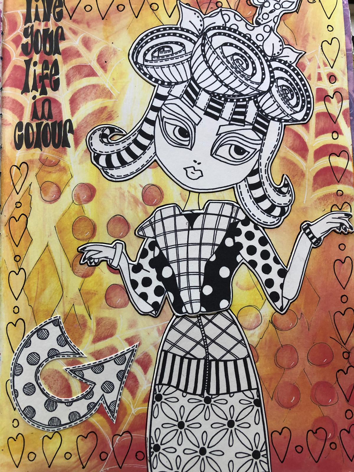 Dylan's Blog: Dylusions Journal Page Samples Featuring the New ...