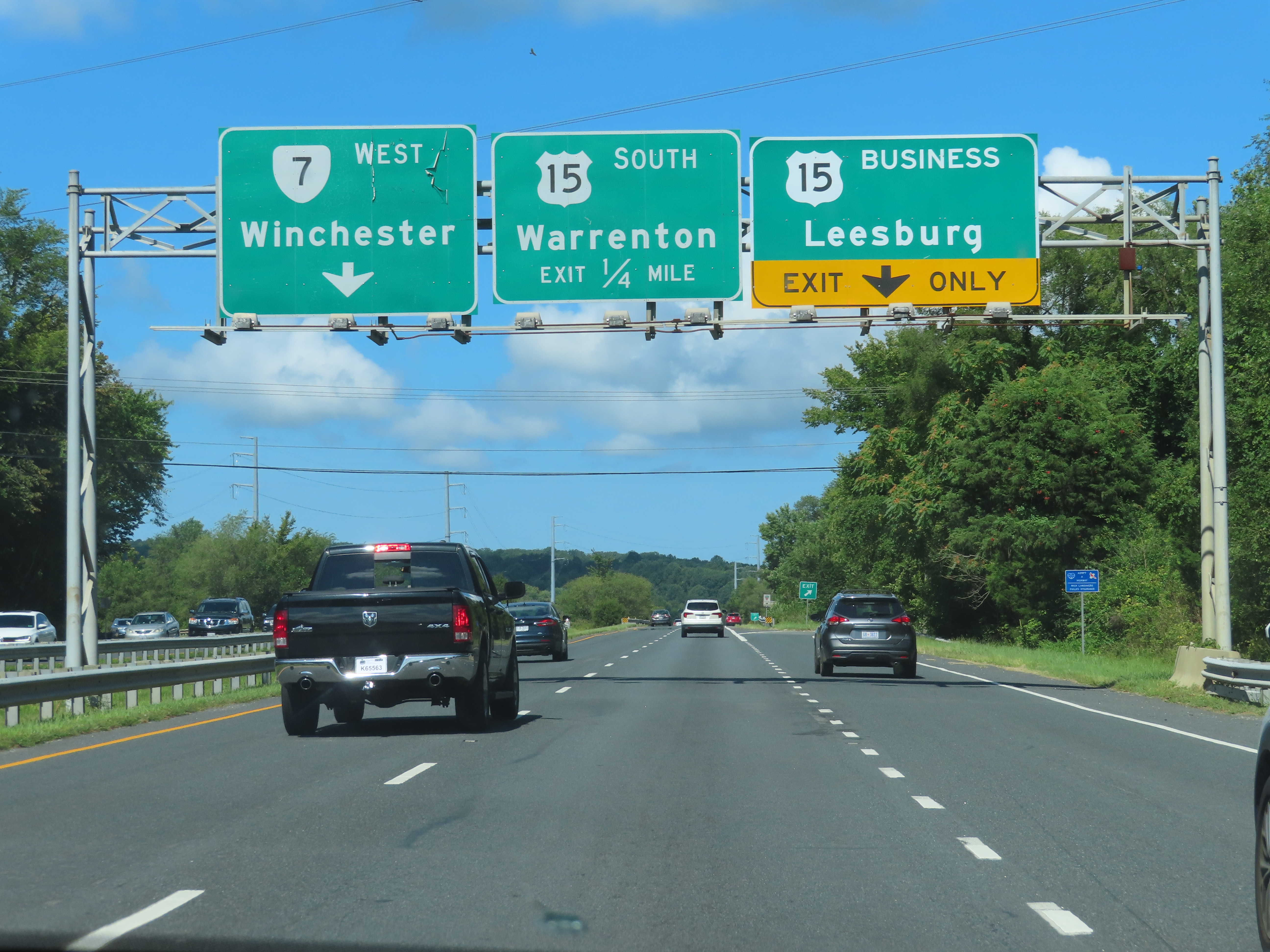 Luke's Signs: Rt. 267/Dulles Greenway & Rt. 7 - Loudoun County, VA ...