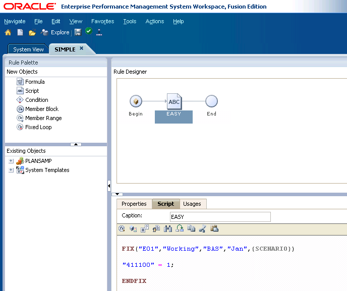 More to life...: ODI Series – Launching Calculation Manager rules