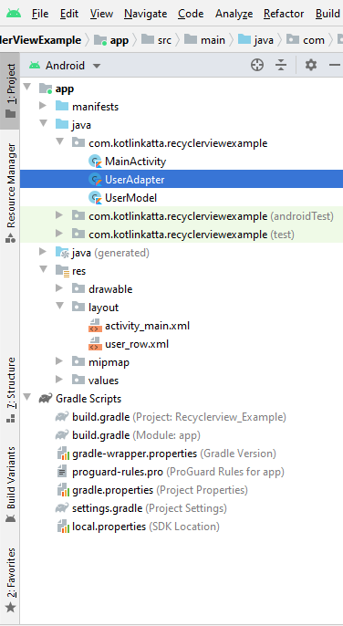 Kotlin Recyclerview Example With Onclick On Adapter Row Button To Display Info