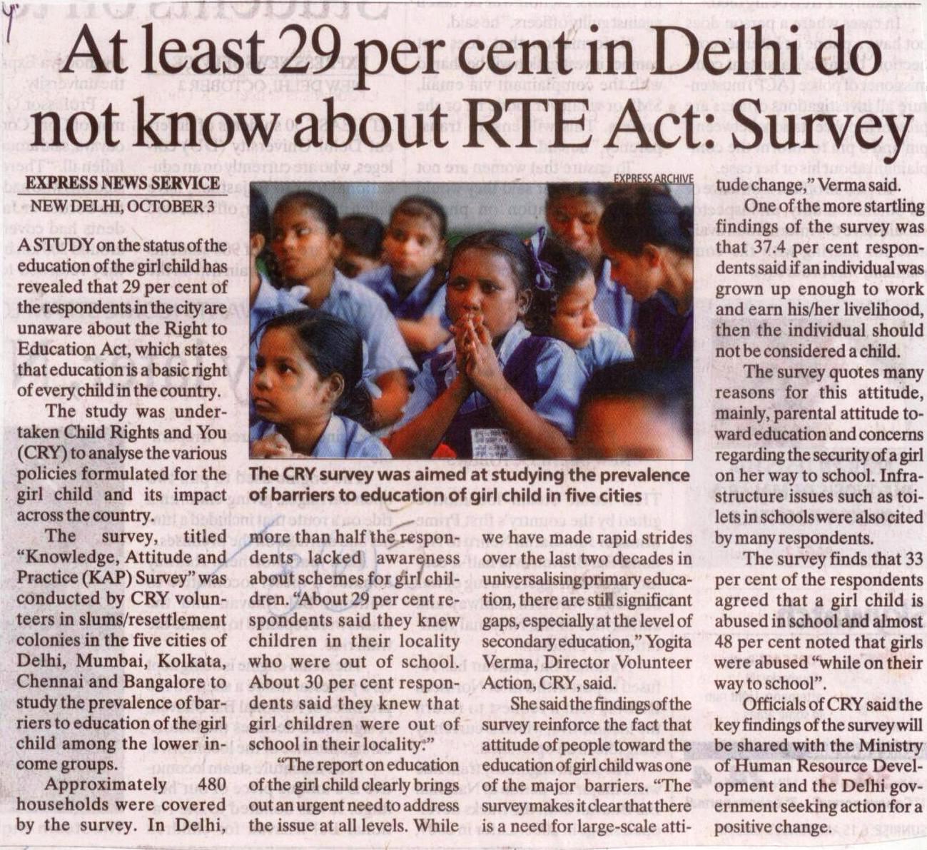Newspapers Talking About Results of Knowledge, Attitude and Practices ...
