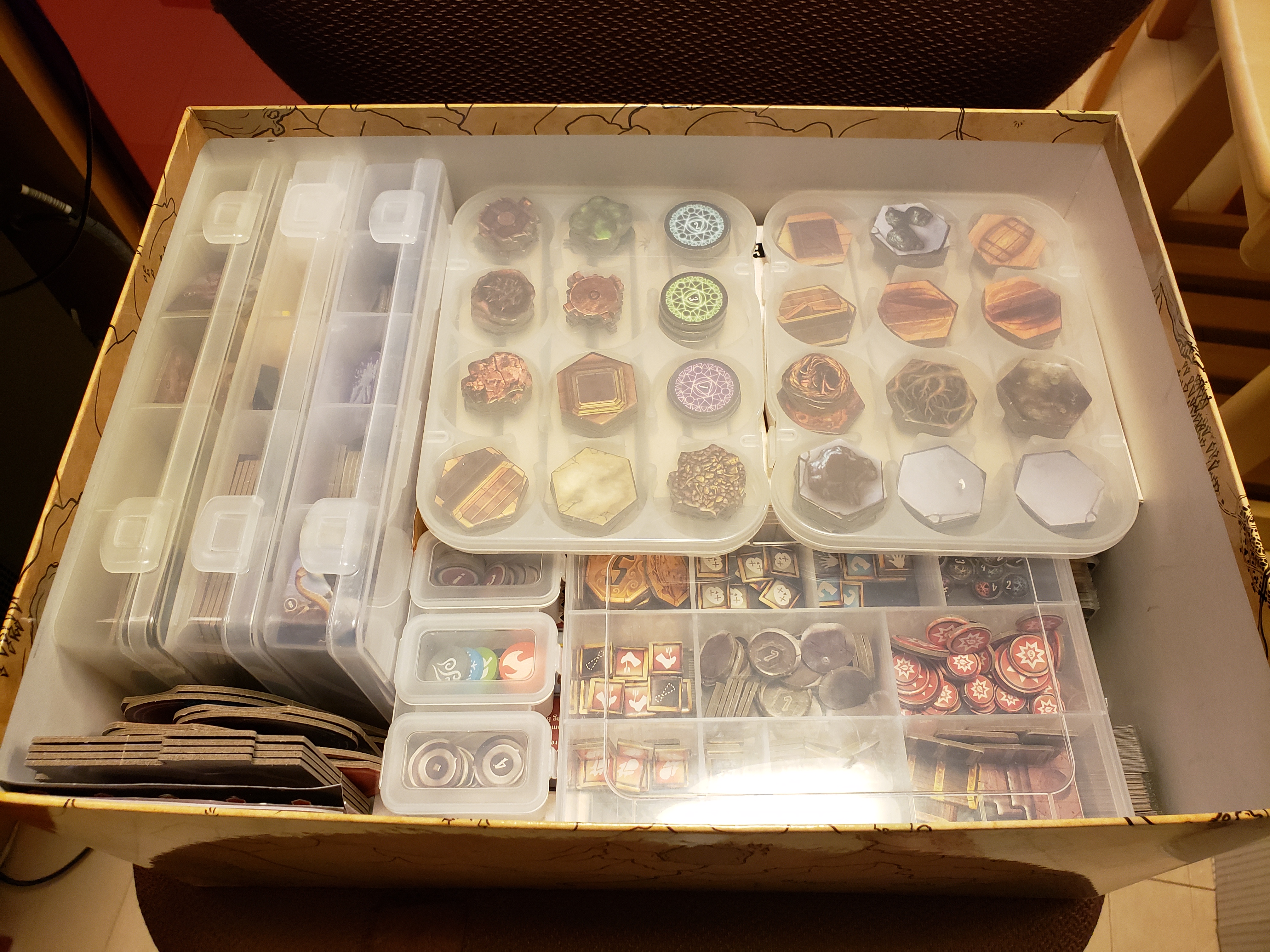 The Chattering Horde: Cheap Gloomhaven Storage Organiser options