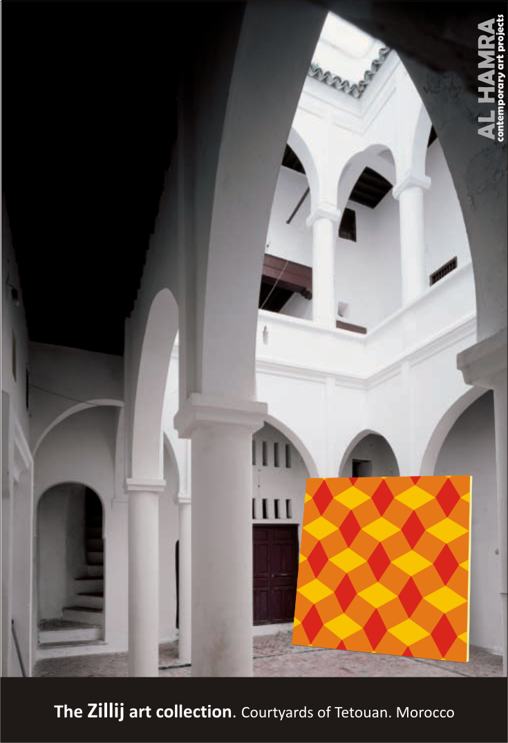 AL HAMRA contemporary art projects: The ZILLIJ series in old courtyards ...
