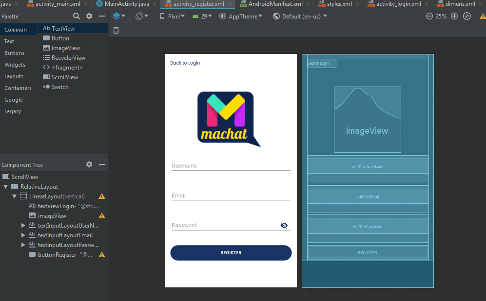 Membuat Login & Register Android Studio