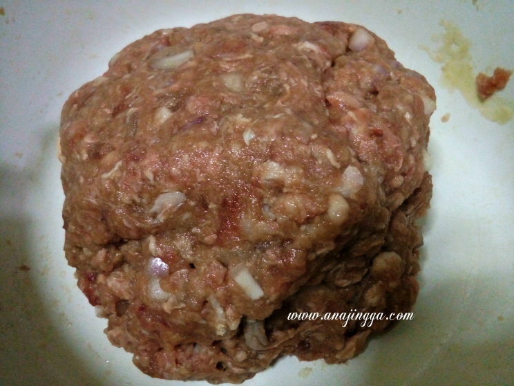 Cara buat homemade burger patty