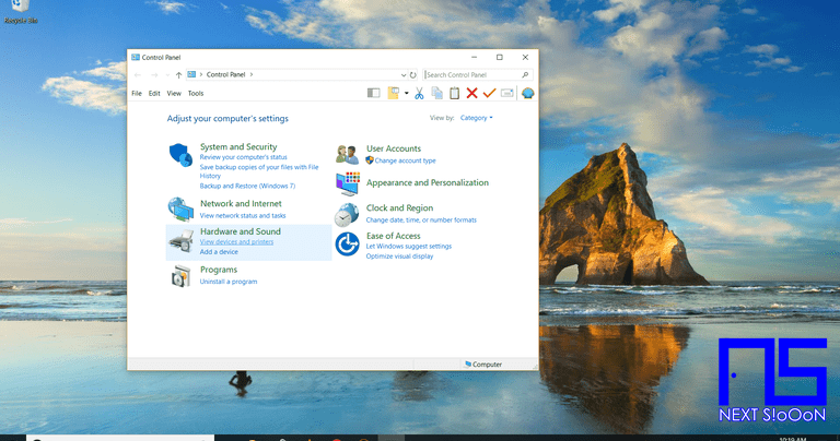 Get to know the Tool in the Complete Control Panel - Next Siooon (NS)