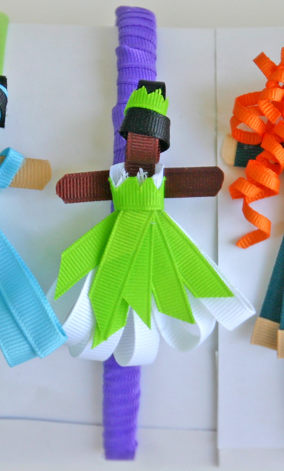 Grosgrain: Day 9: Tiana Disney Princess Inspired Ribbon Sculpture Pattern