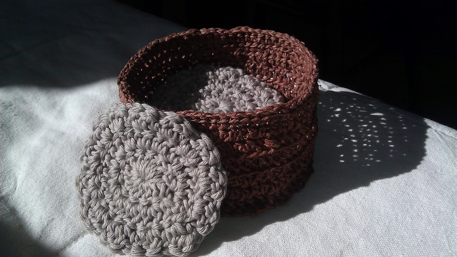 Créations Chaann: Hemp basket
