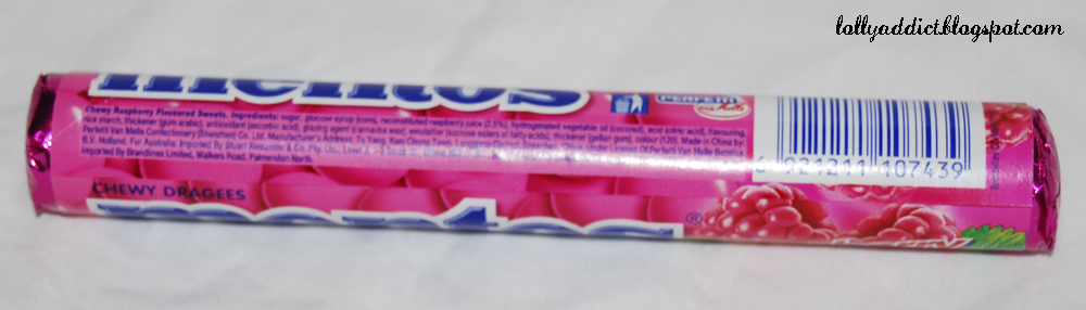 Lolly Addict - Australian Confectionery Reviews: Mentos Raspberry, and ...