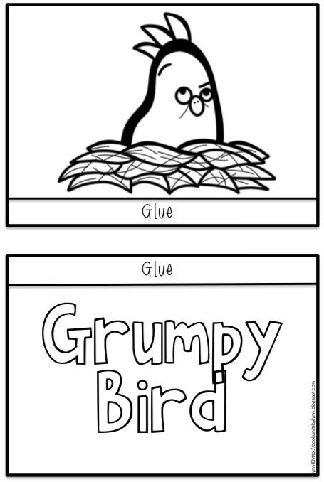GRUMPY BIRD SEQUENCING BOOK CRAFT ~ Book Units by Lynn