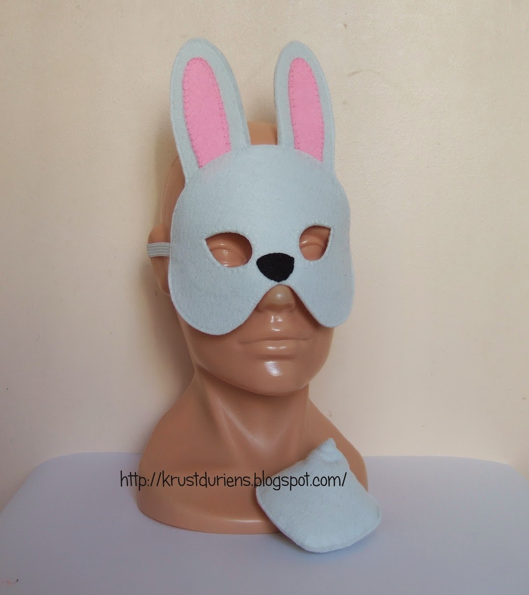 Rokdarbu vācelīte: Jaunas maskas: pele, kaķis, lapsa un zaķis