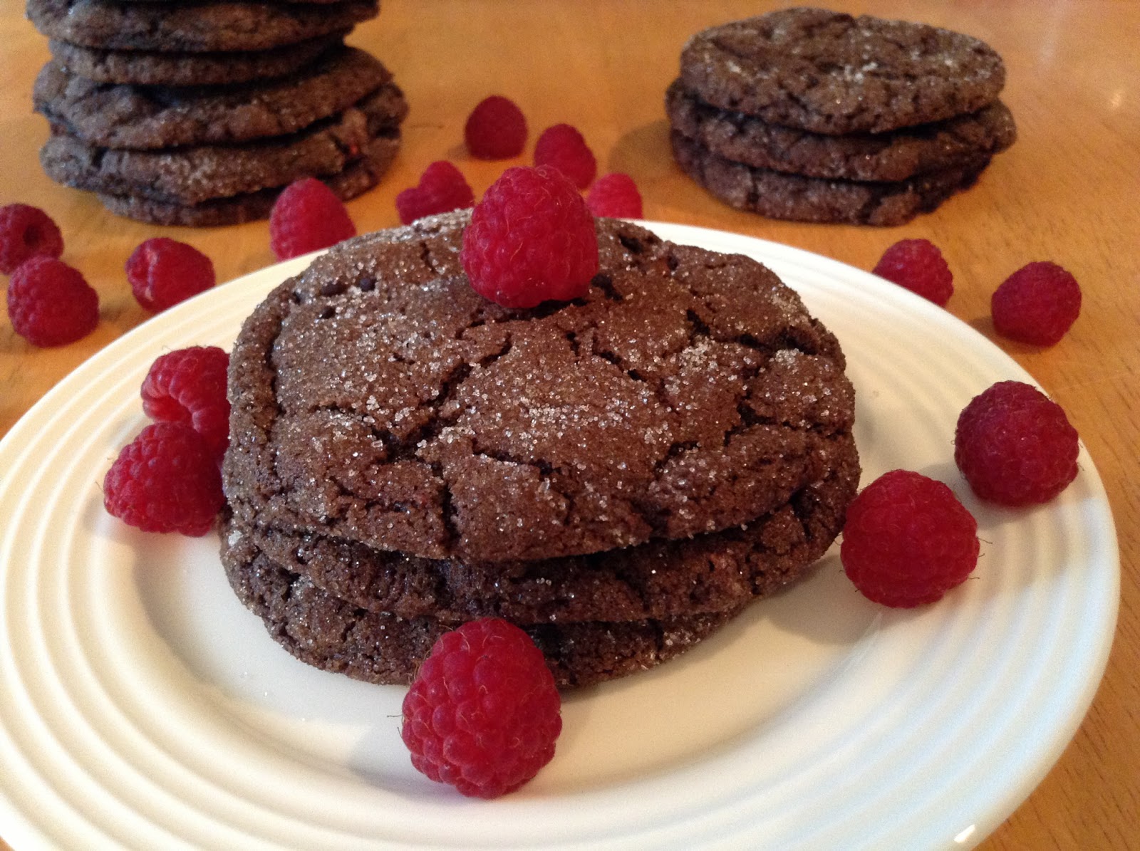 Laura's Baking Talent: Chocolate Raspberry Cookies
