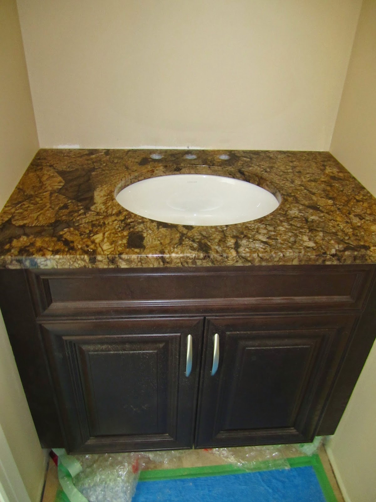 Building an infill in Westmount: Granite and baseboard!