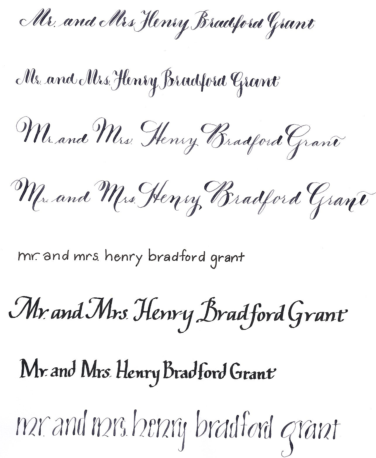 Arney Walker Calligraphy: FINALLY.....some new fonts