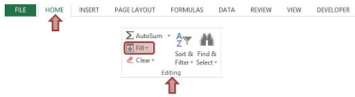 Fill Series in Excel