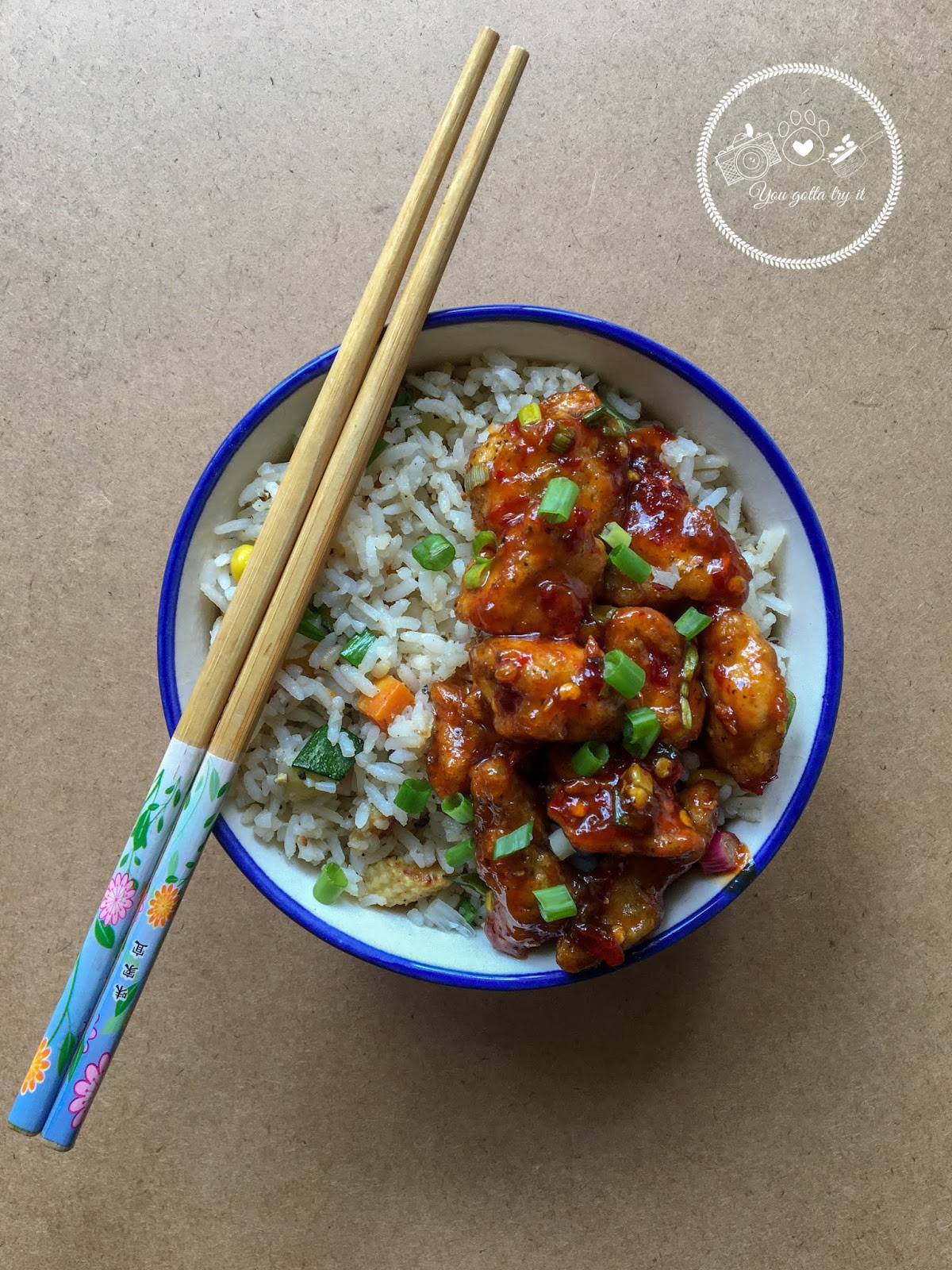 You gotta try it: Firecracker Chicken with Veg Fried Rice!