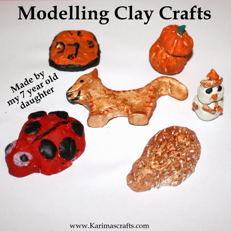 Karima's Crafts: Modelling Clay Crafts
