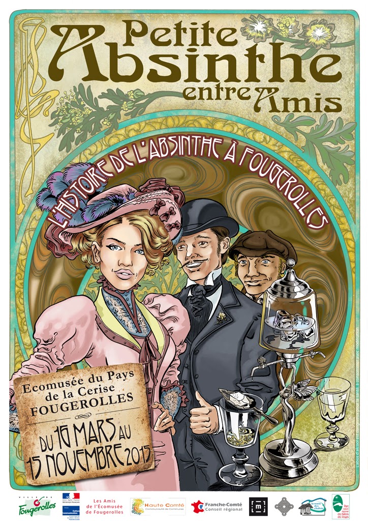 VIRGILLES illustrations: Petite absinthe entre amis ... l'affiche de l ...