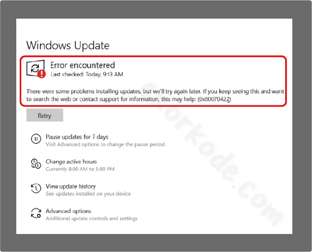 √ Cara Mengatasi Windows Update Error encountered "There were some ...