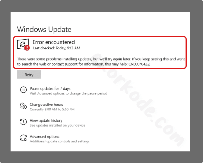 √ Cara Mengatasi Windows Update Error encountered √ Cara Mengatasi Windows Update Error encountered