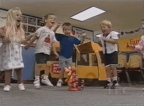 Excited Kids Gif