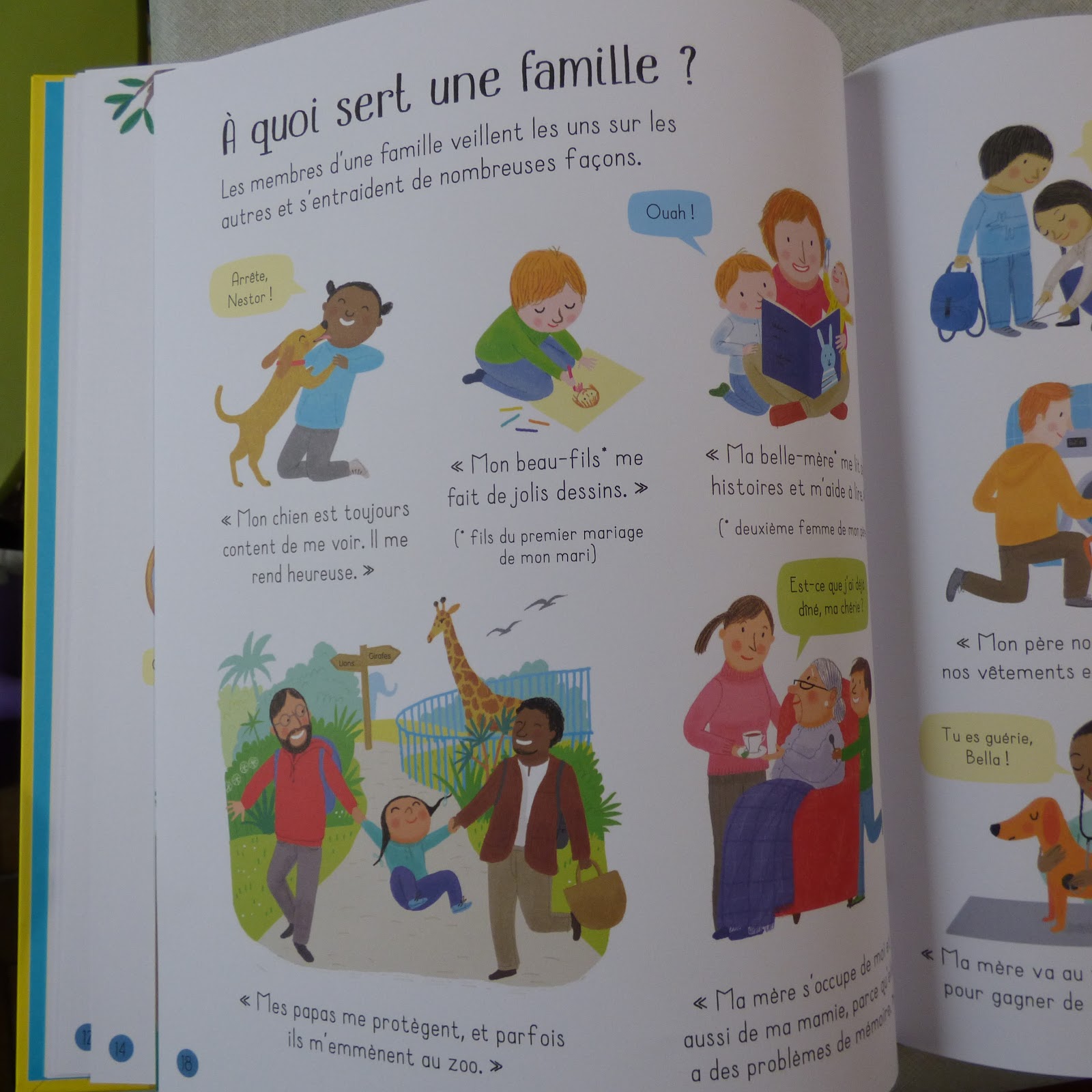 Mon livre de la famille - Editions Usborne - Petits génies en herbe