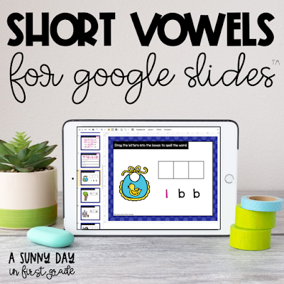 Short Vowels (CVC) for Google Slides™ | A Sunny Day in First Grade