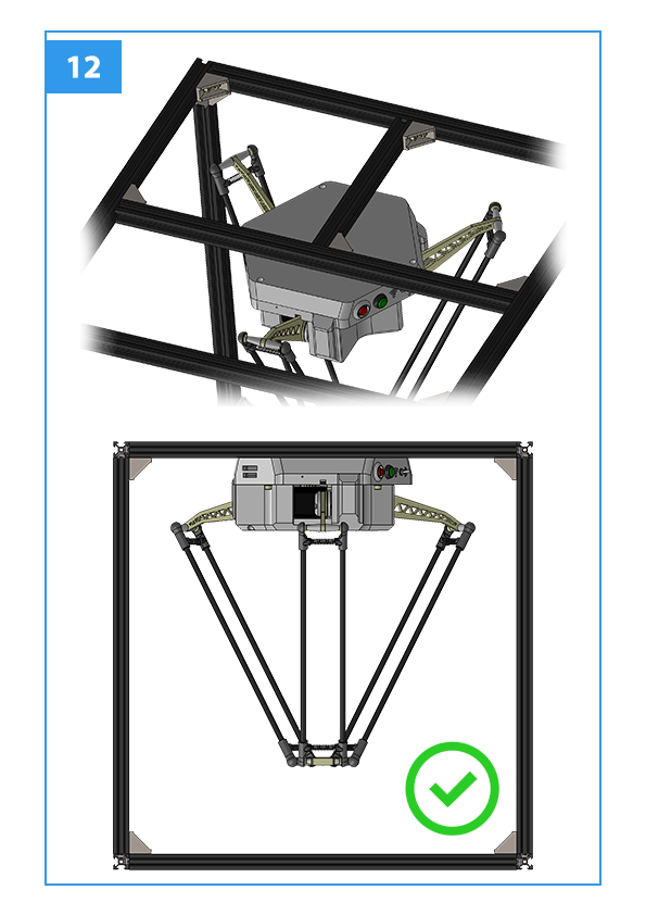 Delta X 2 Robot Assembling