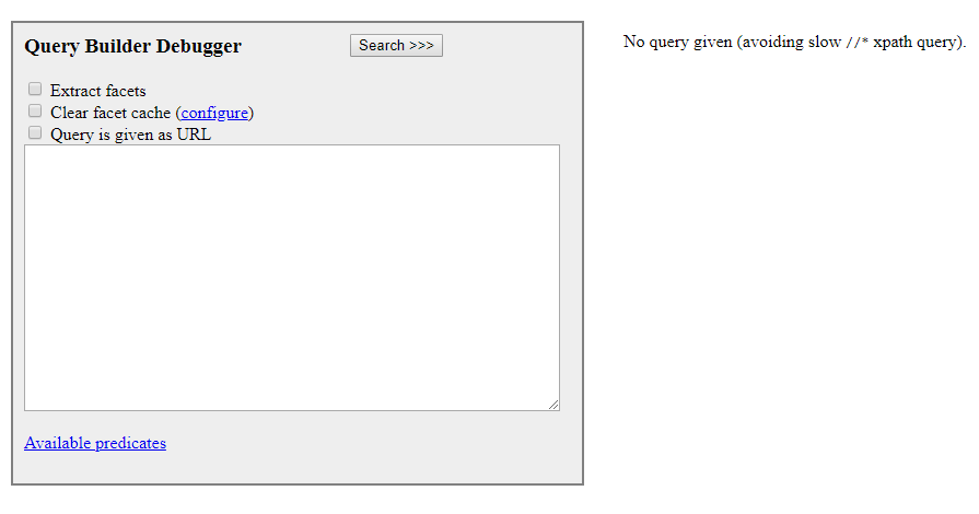 AEM/CQ5 : AEM6.3_How to use Query Debugger tool