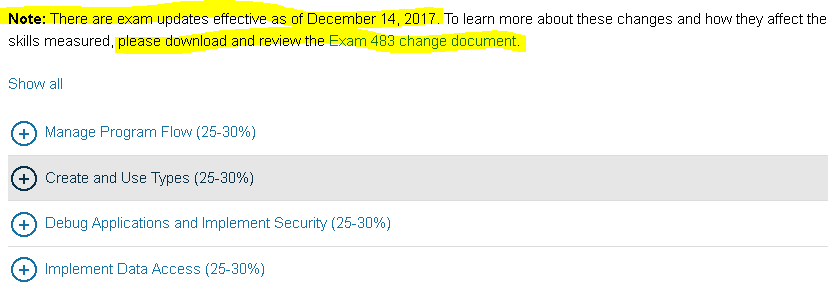 GET EVERY CODE YOU WANT: MCP 70-483: How I Cracked Microsoft Certified ...